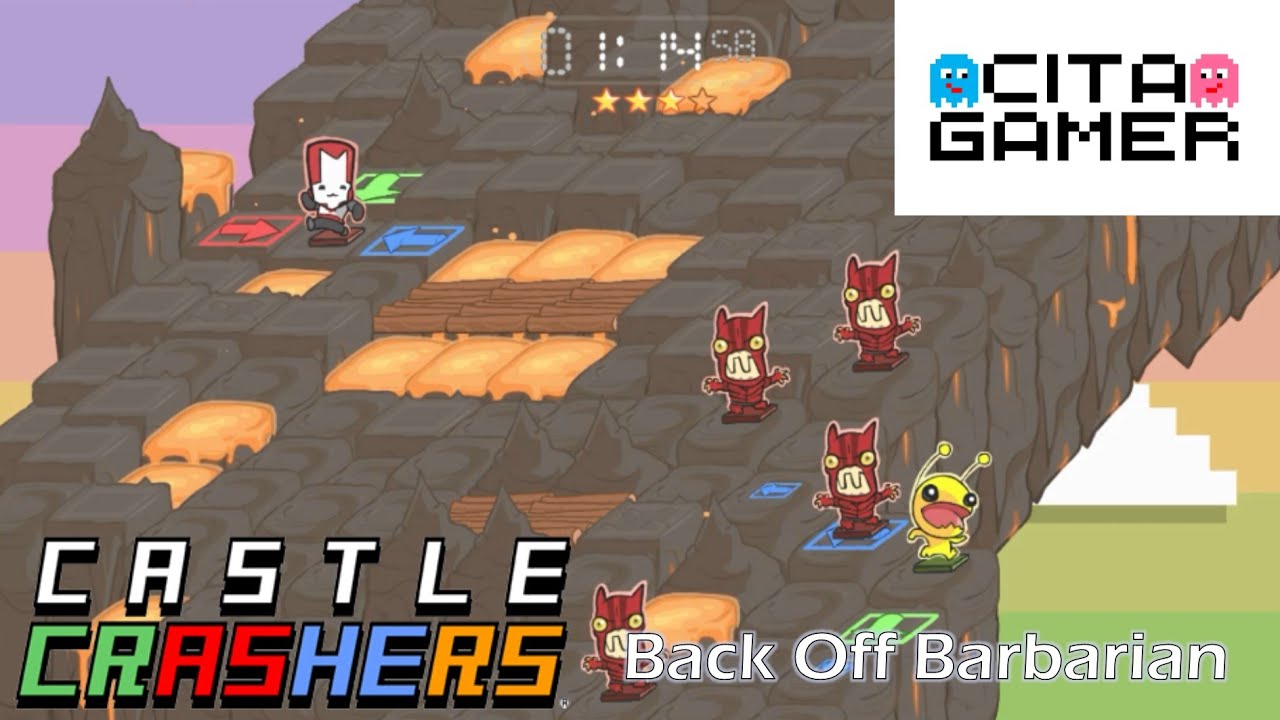 Vamos a Jugar Castle Crashers Gameplay Back Off Barbarian Español ...