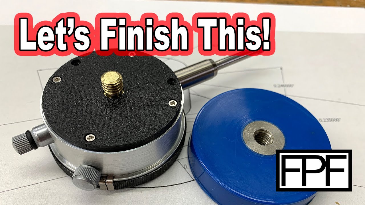 3D Printing a New Dial Indicator Back and Machining a Brass T-Bolt ...