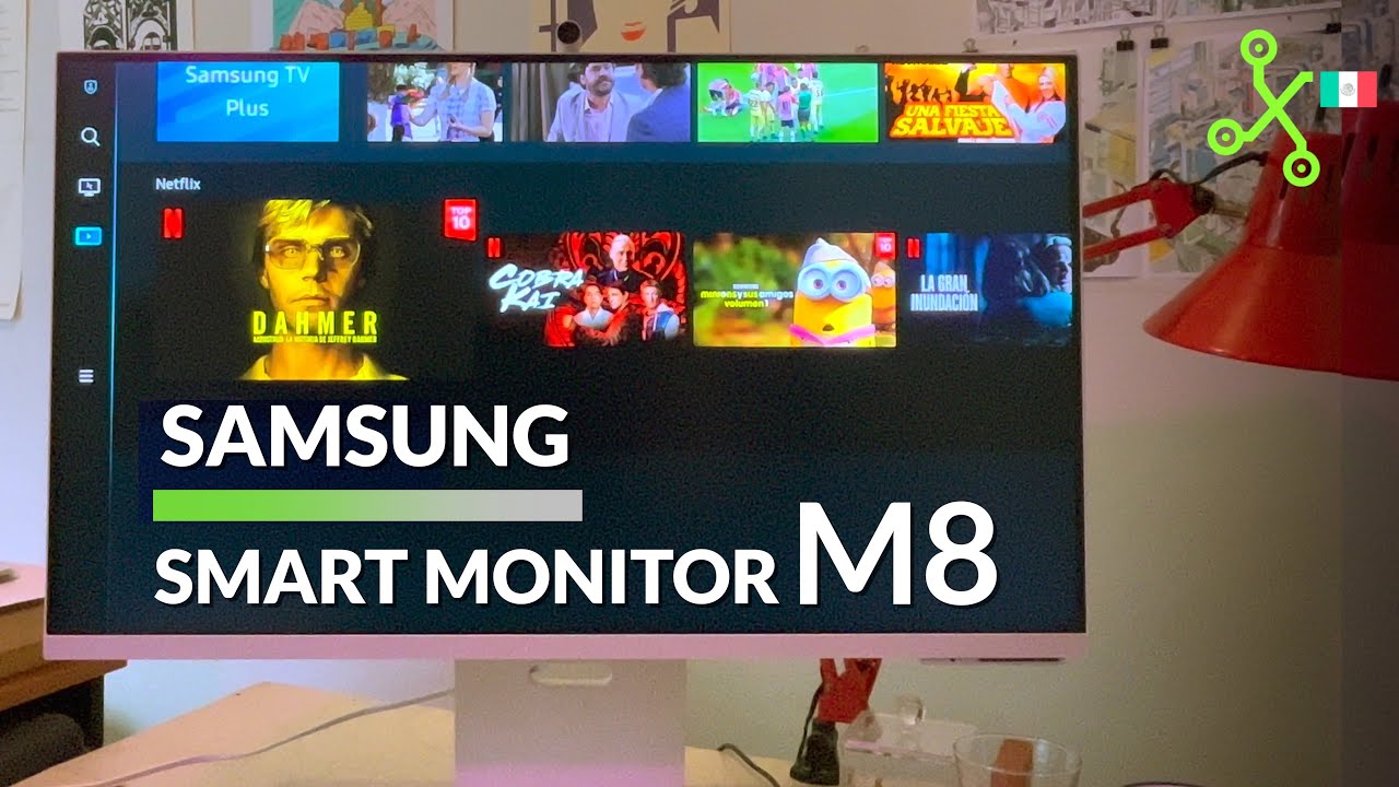 Samsung Smart Monitor M8, lo PROBAMOS: trabajar y ver películas al MISMO TIEMPO - YouTube