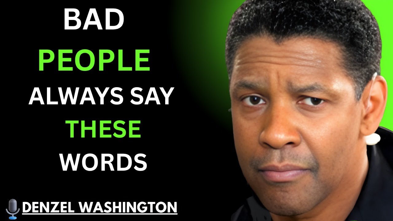 EYES OPEN! Learn to Recognize BAD and FAKE People ｜ 7 SIGNALS ｜ Denzel ...