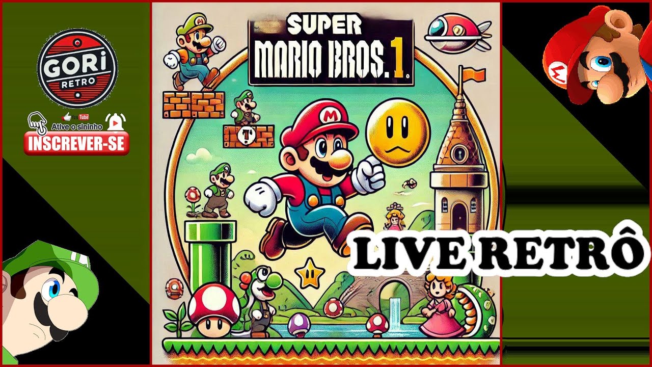 VERTICAL-SUPER MARIO BROS 1 DE NES-A VOLTA AO REINO DO COGUMELO A ...