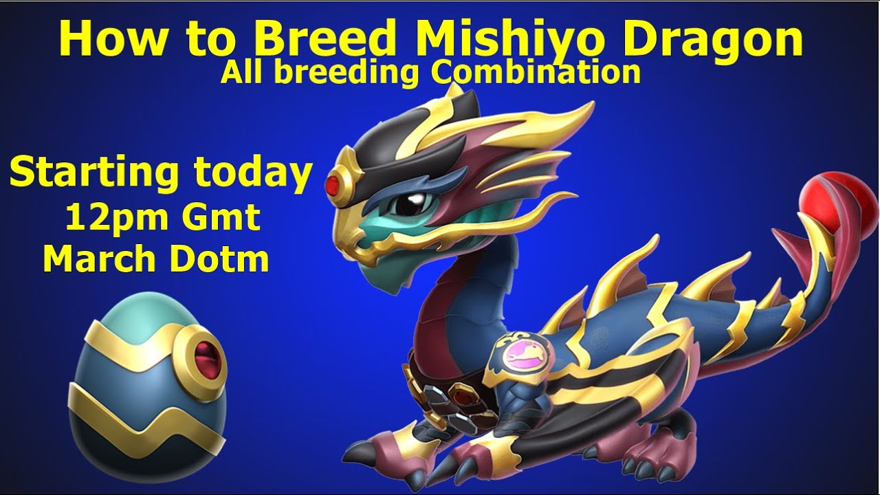 How to Breed Mishiyo Dragon-Dragon Mania Legends | All Breeding ...
