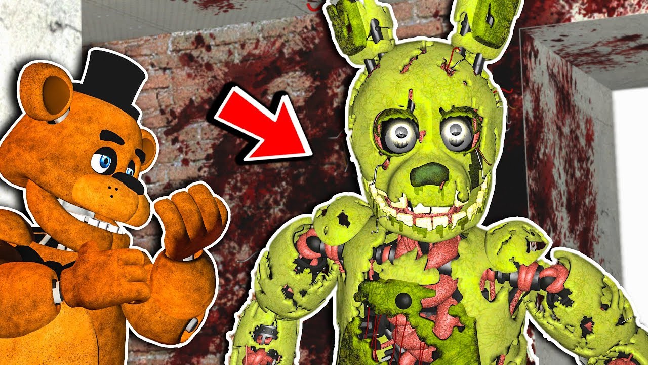 Old Springtrap Pill Pack Spotlight! - Garry's Mod Gameplay - FNAF Gmod ...
