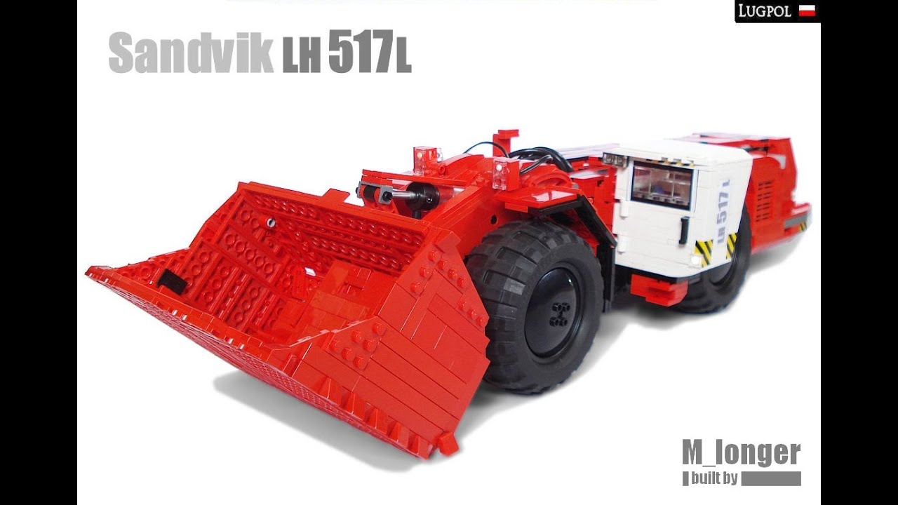 LEGO Motorized Sandvik LH 517L Loader - YouTube