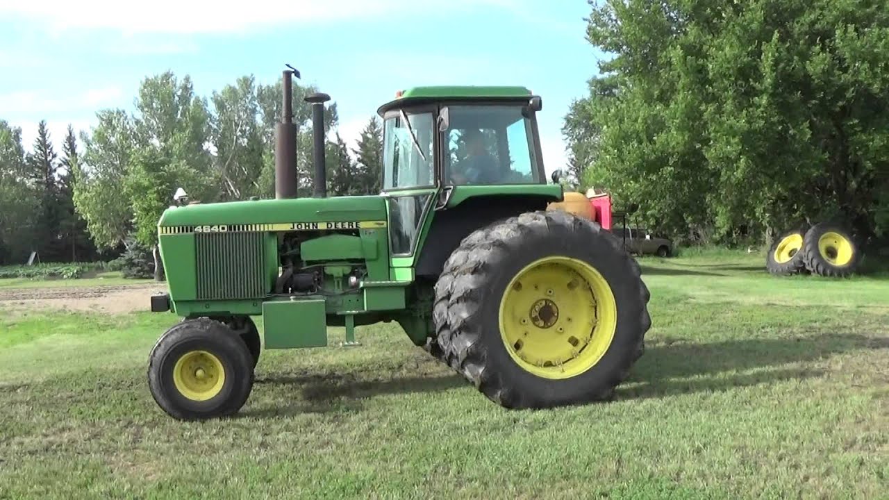 FORTNER FARMS JOHN DEERE 4640 TRACTOR McTAGGART SASK APRIL 9 2016 MACK ...