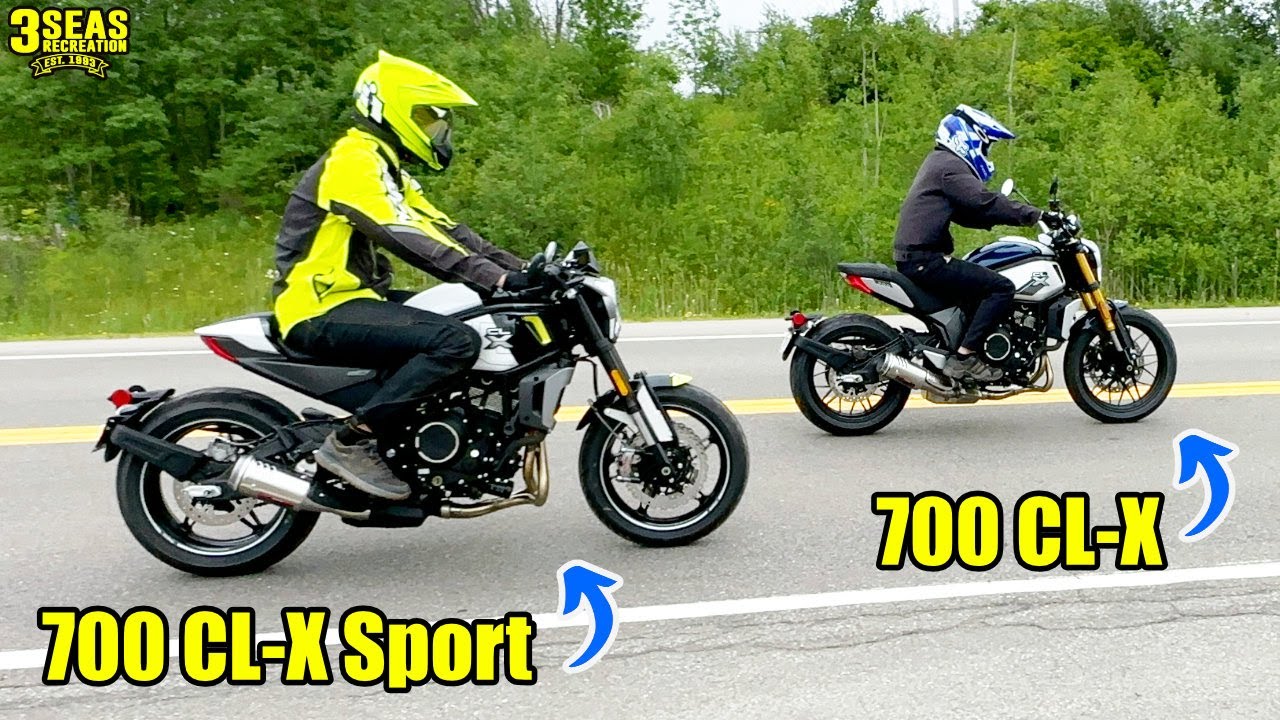 Riding the CFMoto CL-X 700 / CL-X 700 Sport Café-Racer Motorcycles ...