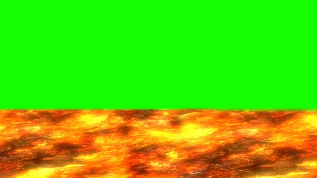 Lava green screen volcano 🌋 lava green screen - YouTube