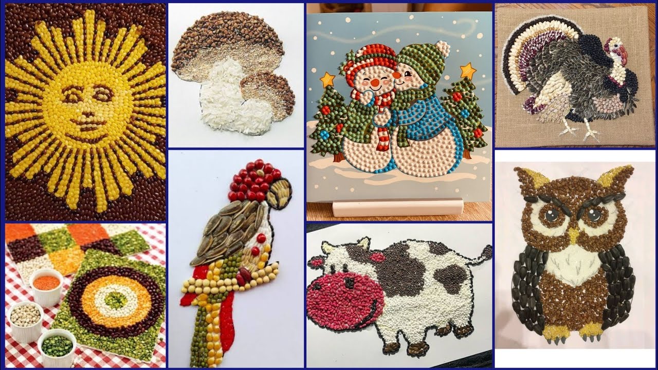 Amazing pulses craft ideas || Fabulous Pulses Ideas #diy #trending # ...
