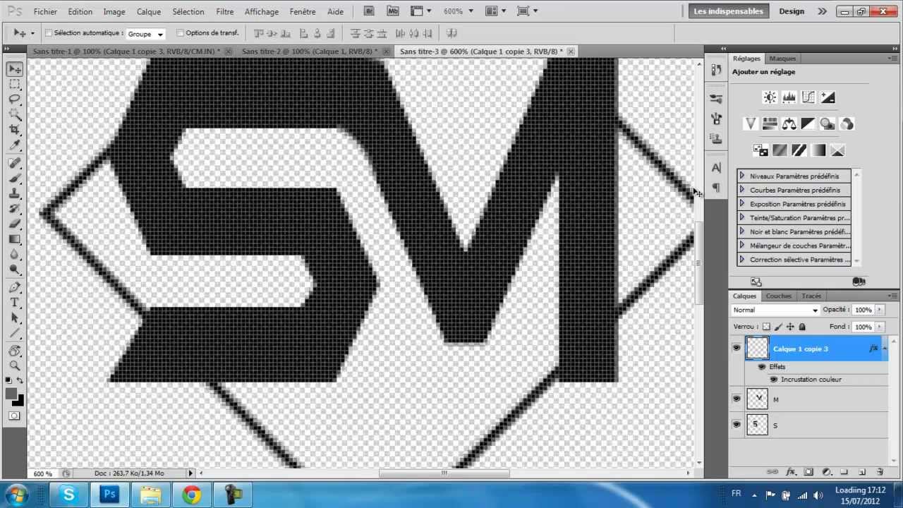 [TUTO] Faire un logo passe partout. - YouTube