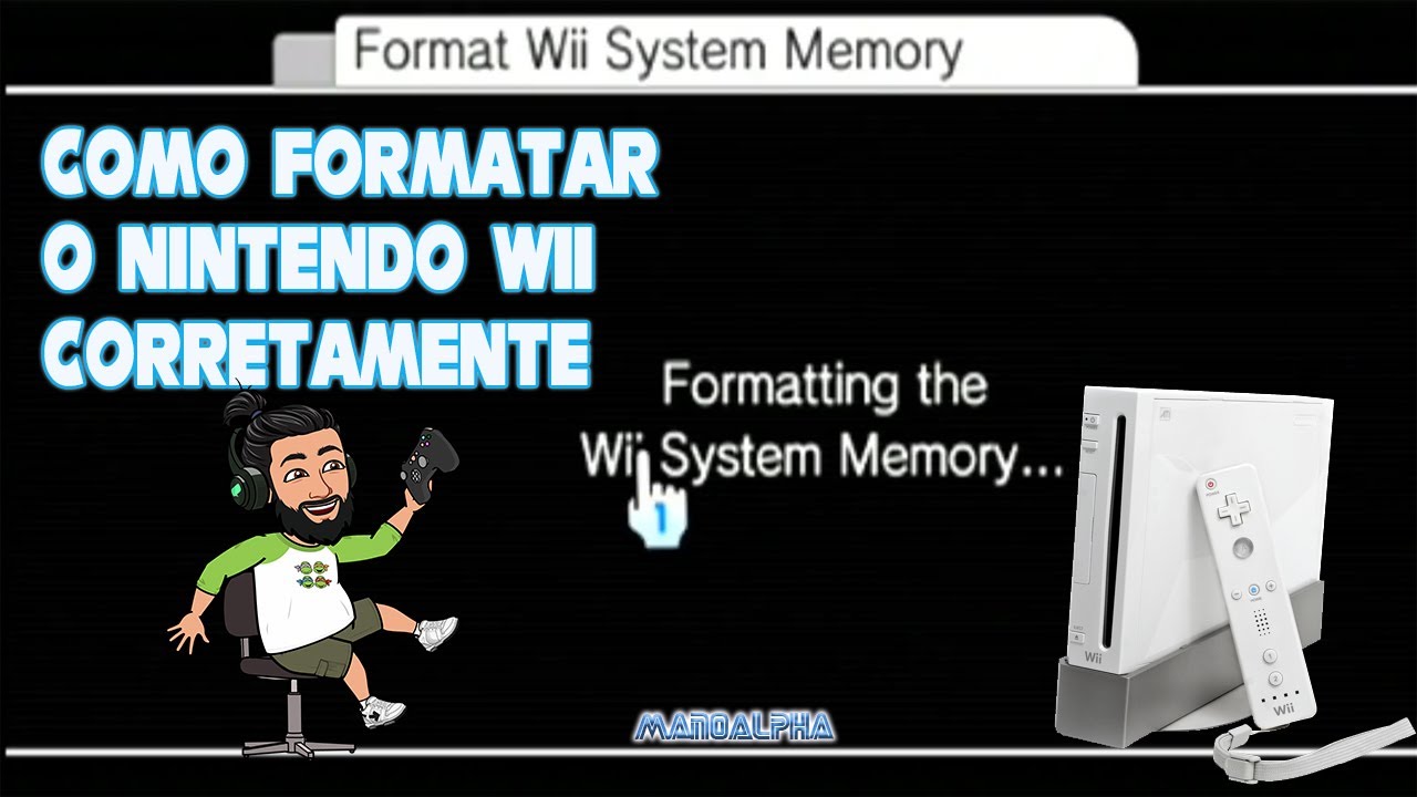 Como Formatar Nintendo Wii de Fábrica de forma correta - YouTube
