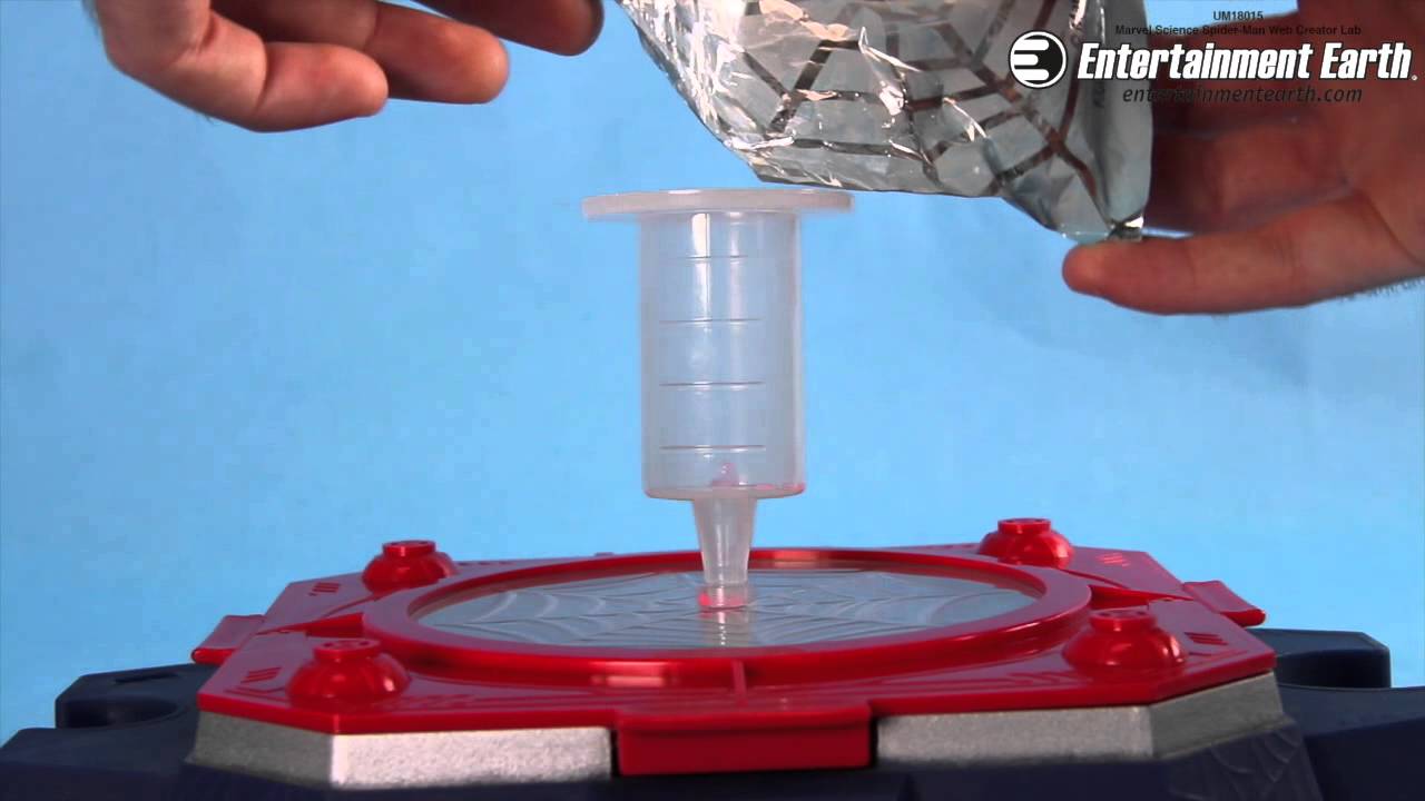 Marvel Science Spider-Man Web Creator Lab - YouTube