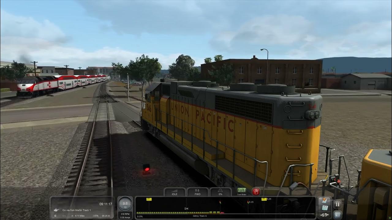 Train Simulator Classic - [EMD GP38-2] - UP 546 to South San Fran. [Part 1] - 4K UHD - YouTube