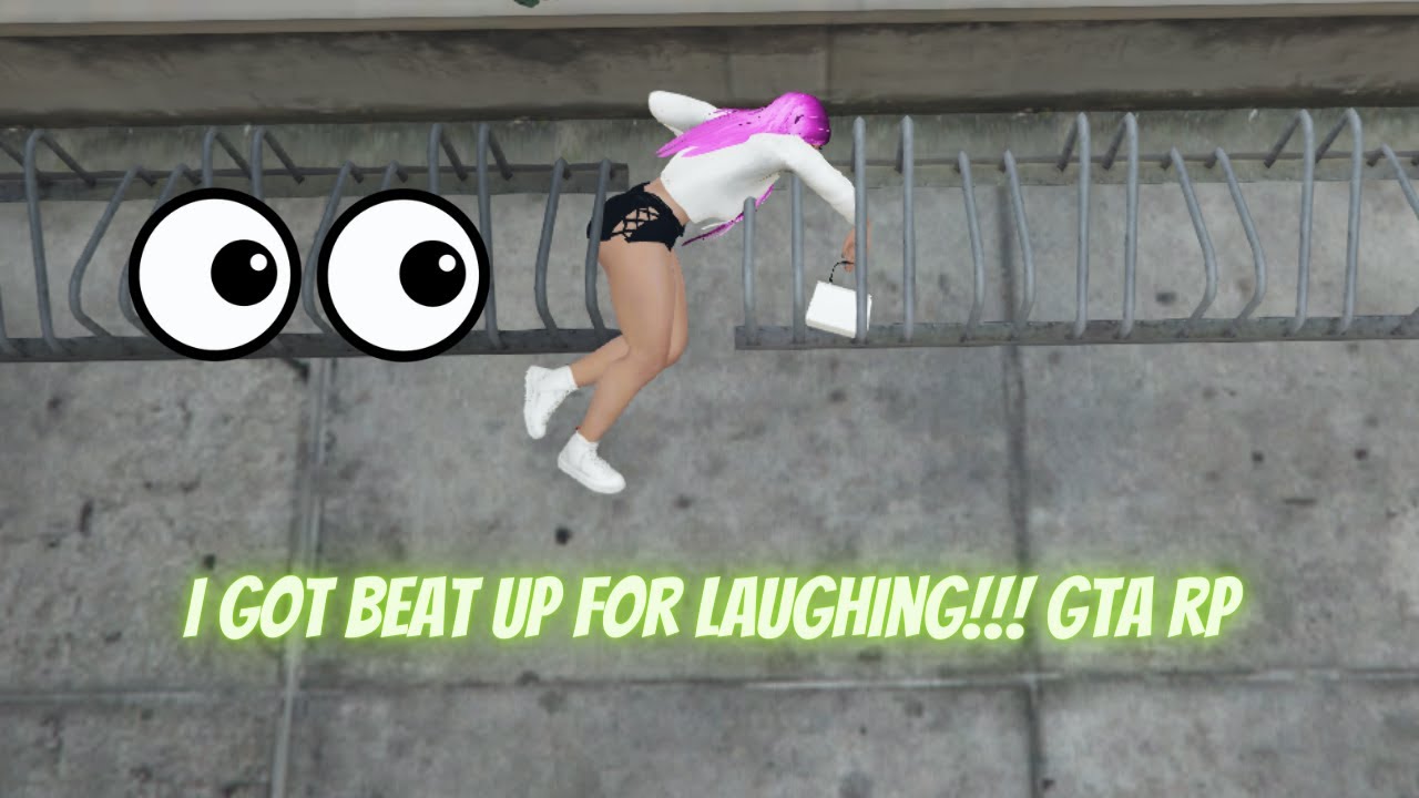 I got beat up for laughing!!! gta rp - YouTube