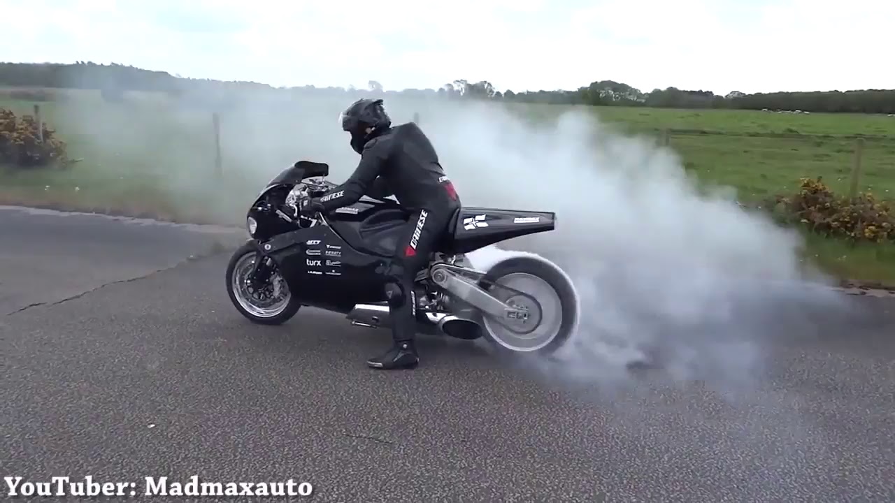 MTT Y2K Turbine Motorcycle - Acceleration & Startup & Exhaust Sound ...