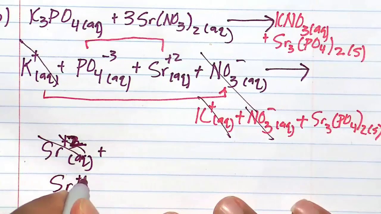 Quick video: Double-displacement reactions and net-ionic equations ...