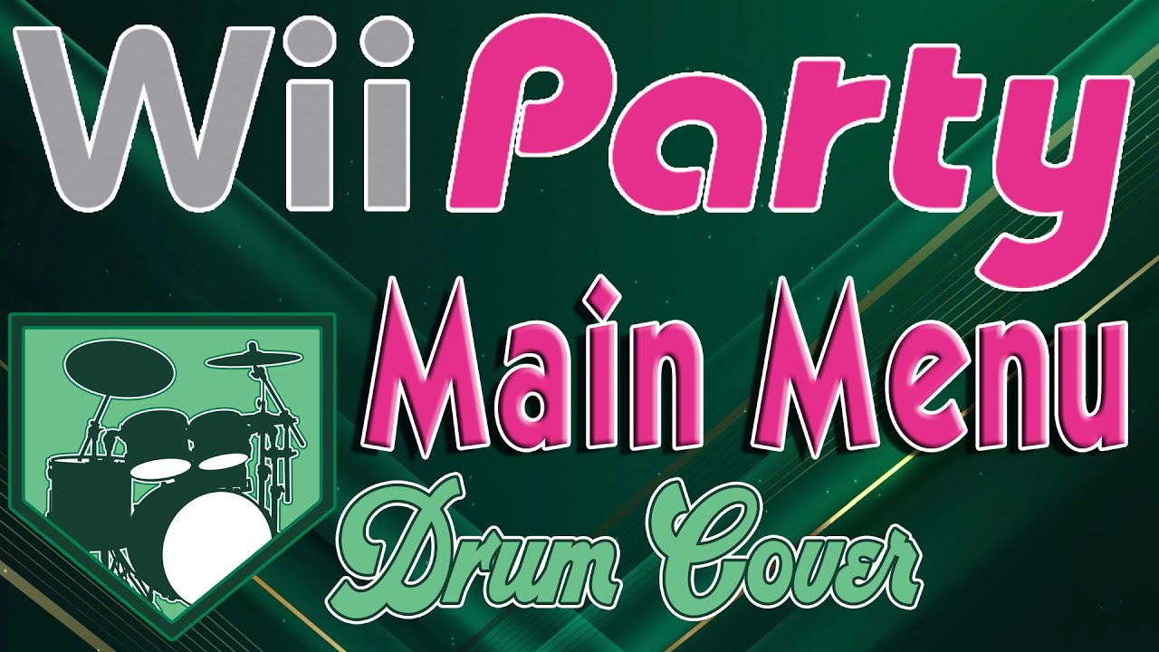 Wii Party: Main Menu Drum Cover - YouTube