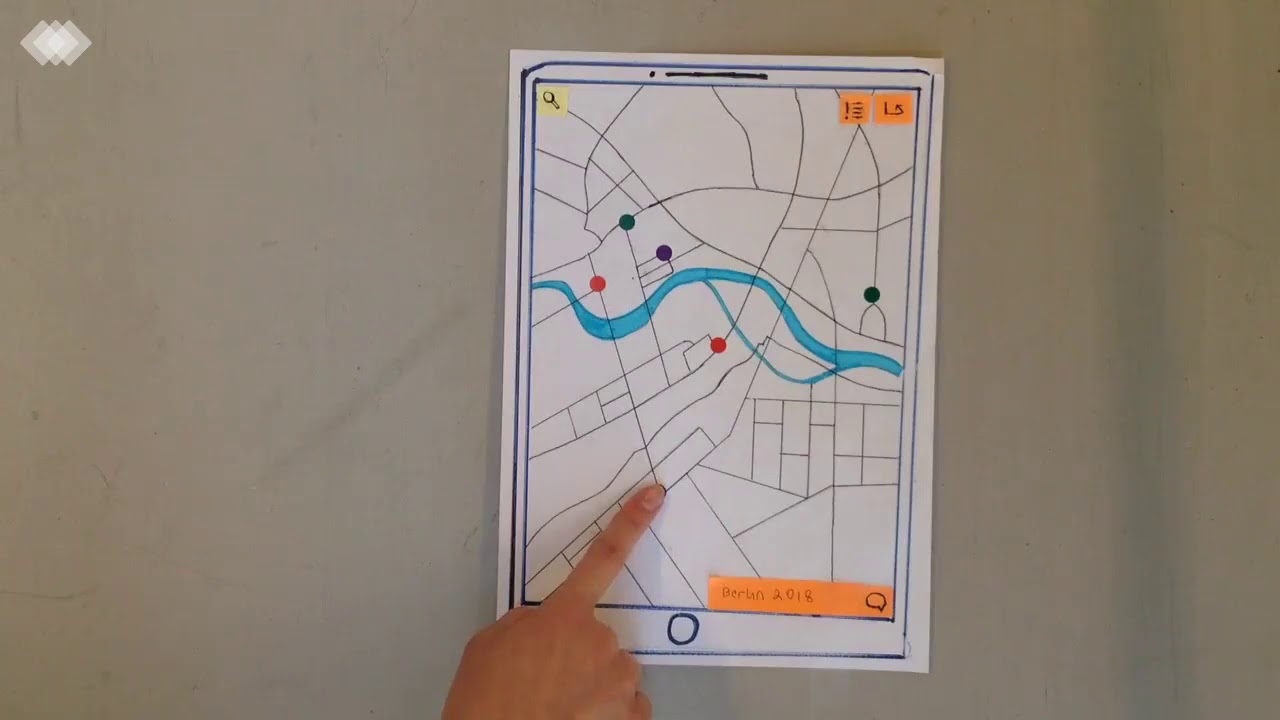Paper prototype | HandiMap | User Research, UX, Interaction and UI ...