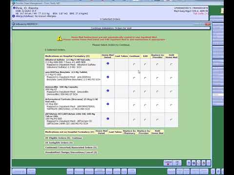 Admission Med Rec - YouTube