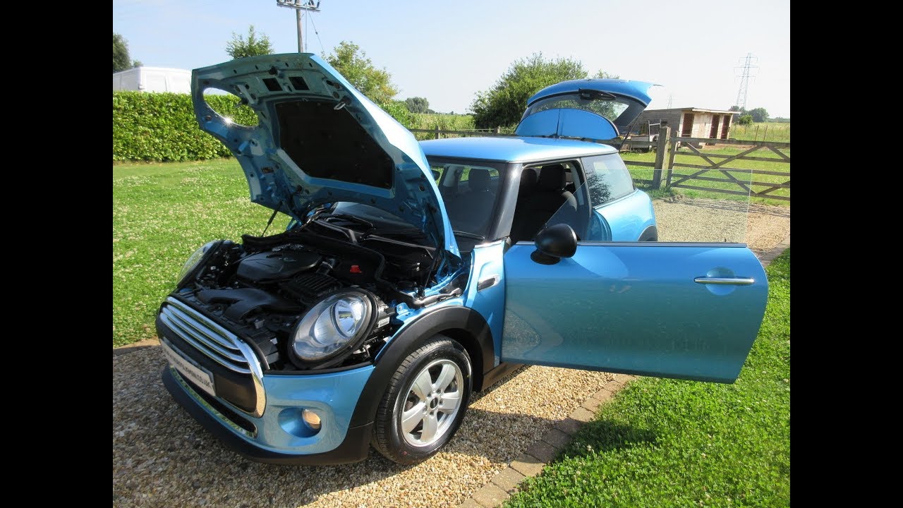 2015 Mini One F56 Pepper Pack Electric Blue - YouTube