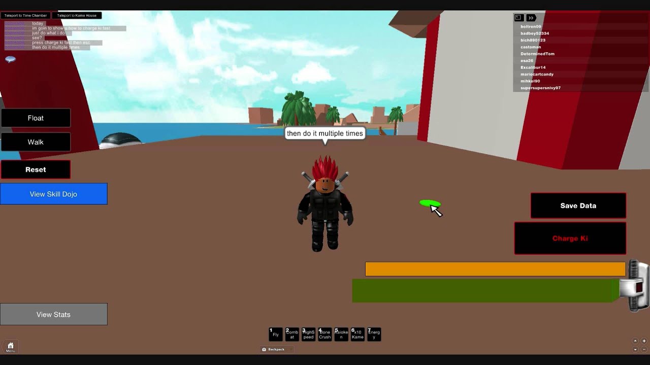 How to charge ki fast in DBZ | ROBLOX - YouTube