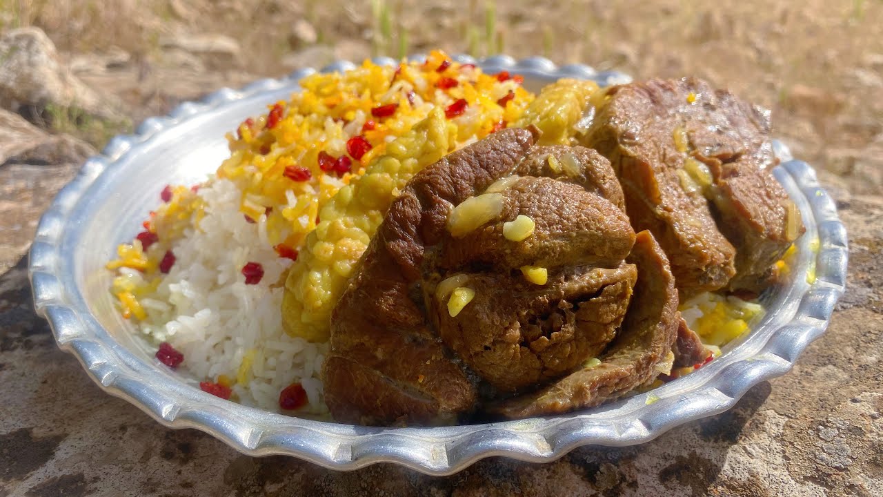 Iranian Lamb Meat and Rice is a popular, lovely and delicious Iranian ...