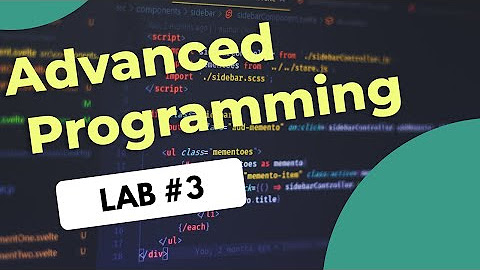 Advanced Programming Tutorials - YouTube