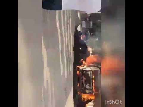 Semkirin irmasli kendinde olan yangin