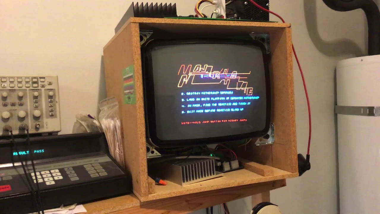 Atari Major Havoc PCB with Vector Graphics Problems - YouTube