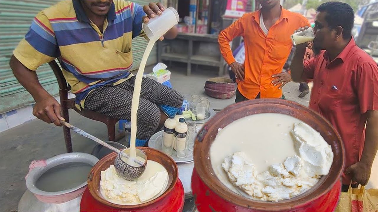 Unique Style Street Lassi-He Sells Soothing & Refreshing Lassi - YouTube