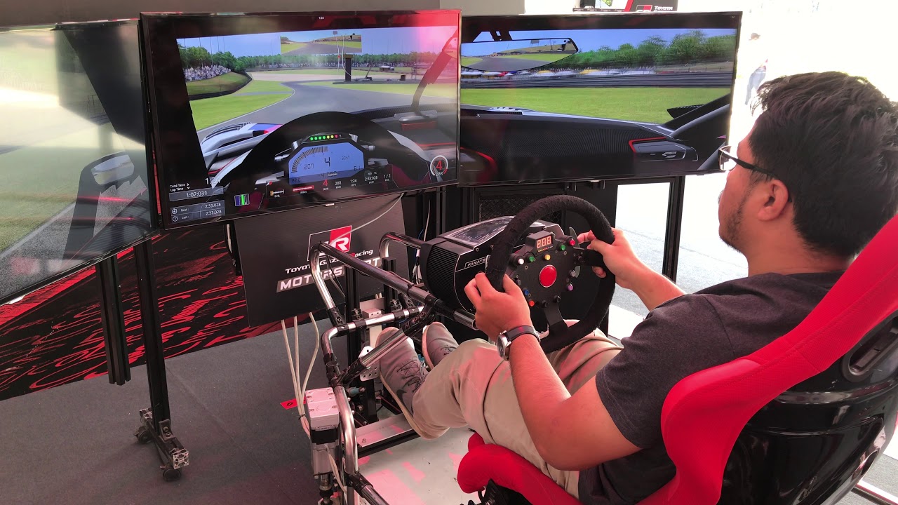 Toyota GR Supra GT4 simulator - Practice - YouTube