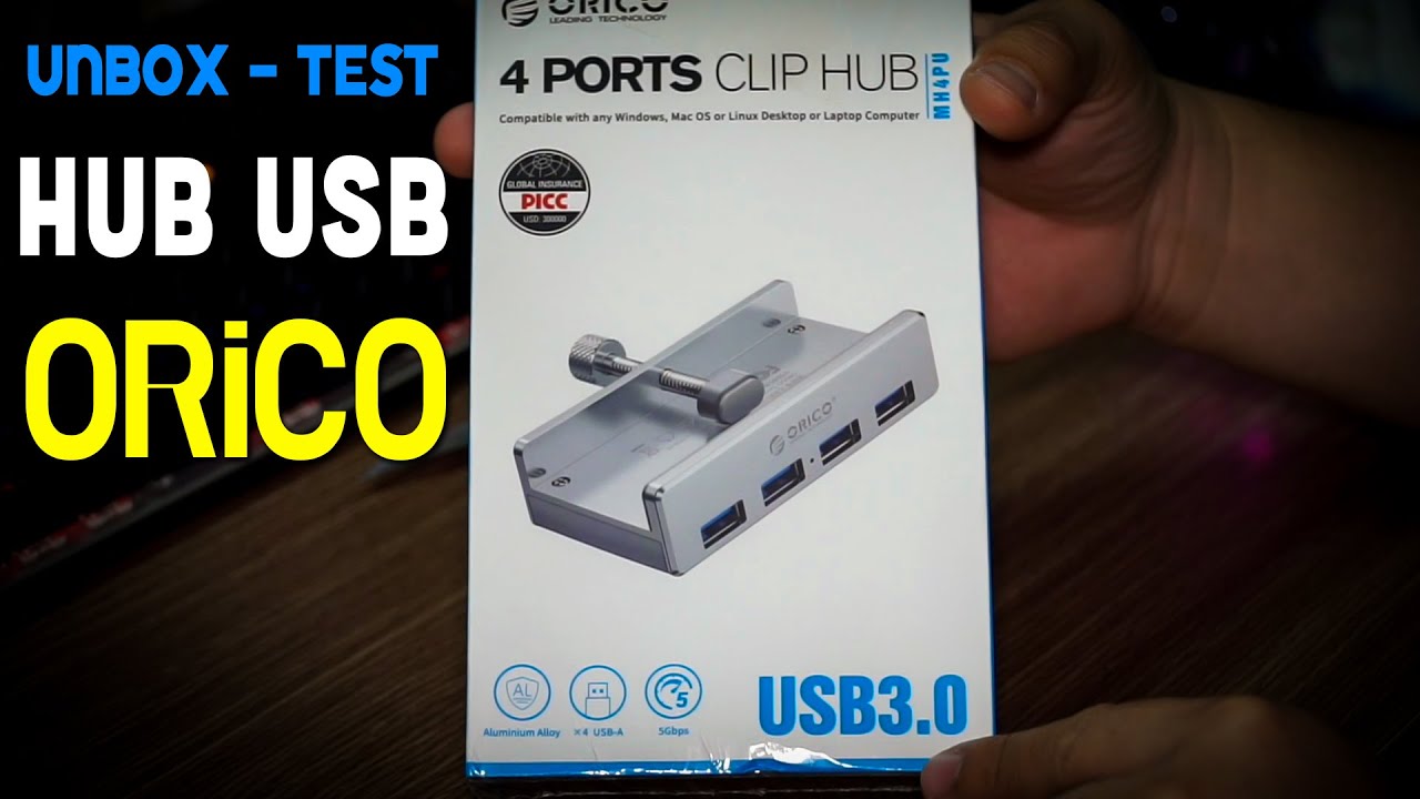 Unbox - Test USB Hub Orico RẺ MÀ CHẤT - YouTube