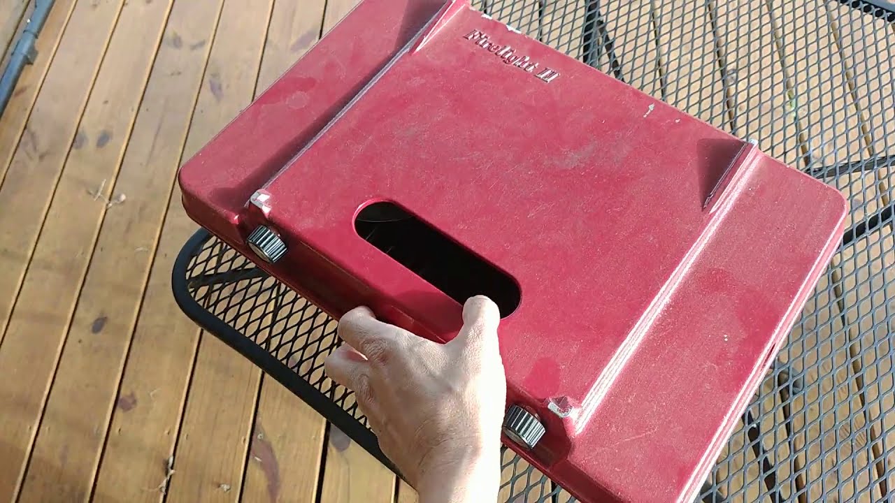 The Legendary Firelight II Camp Stove + Grill in One Unit, Setup ...