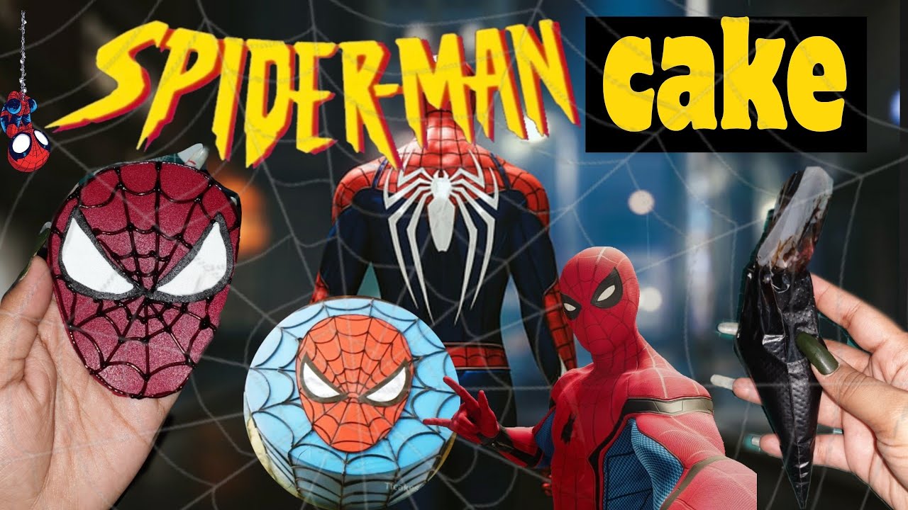Spiderman cake tutorial🕸 | fondant spider man cake - YouTube