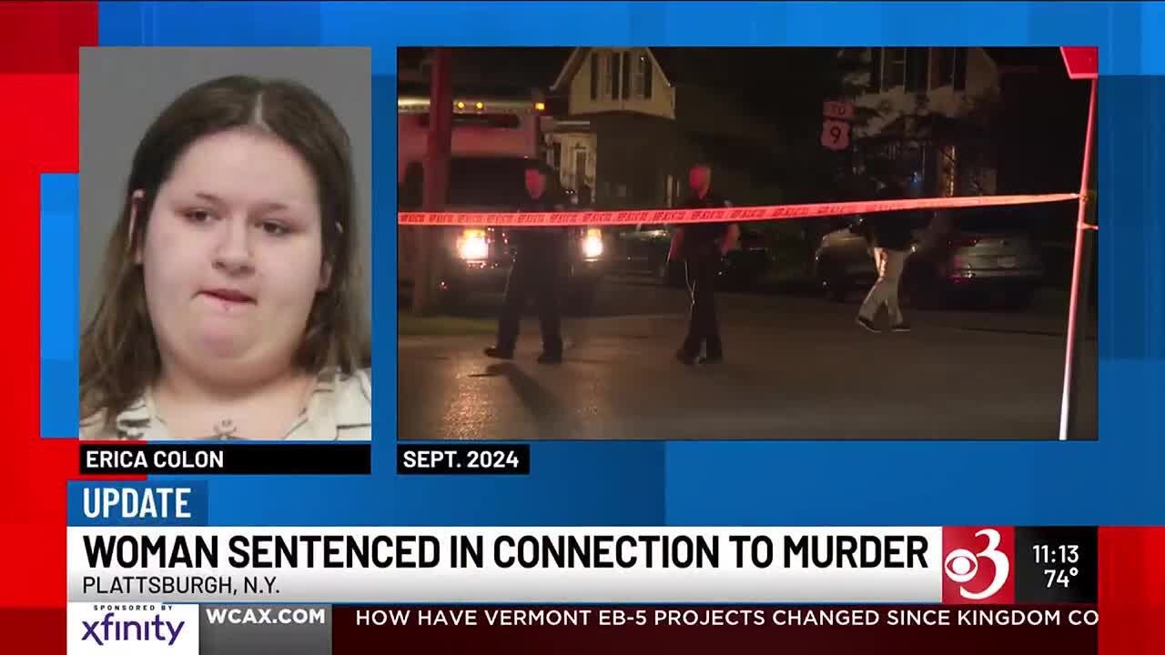 Woman involved in Plattsburgh murder sentenced - YouTube