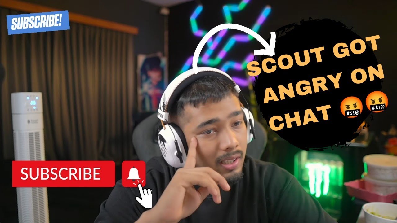 SCOUT Getting Angry on Live Stream🤬😱🤬|| subscribers abuse 😠 - YouTube