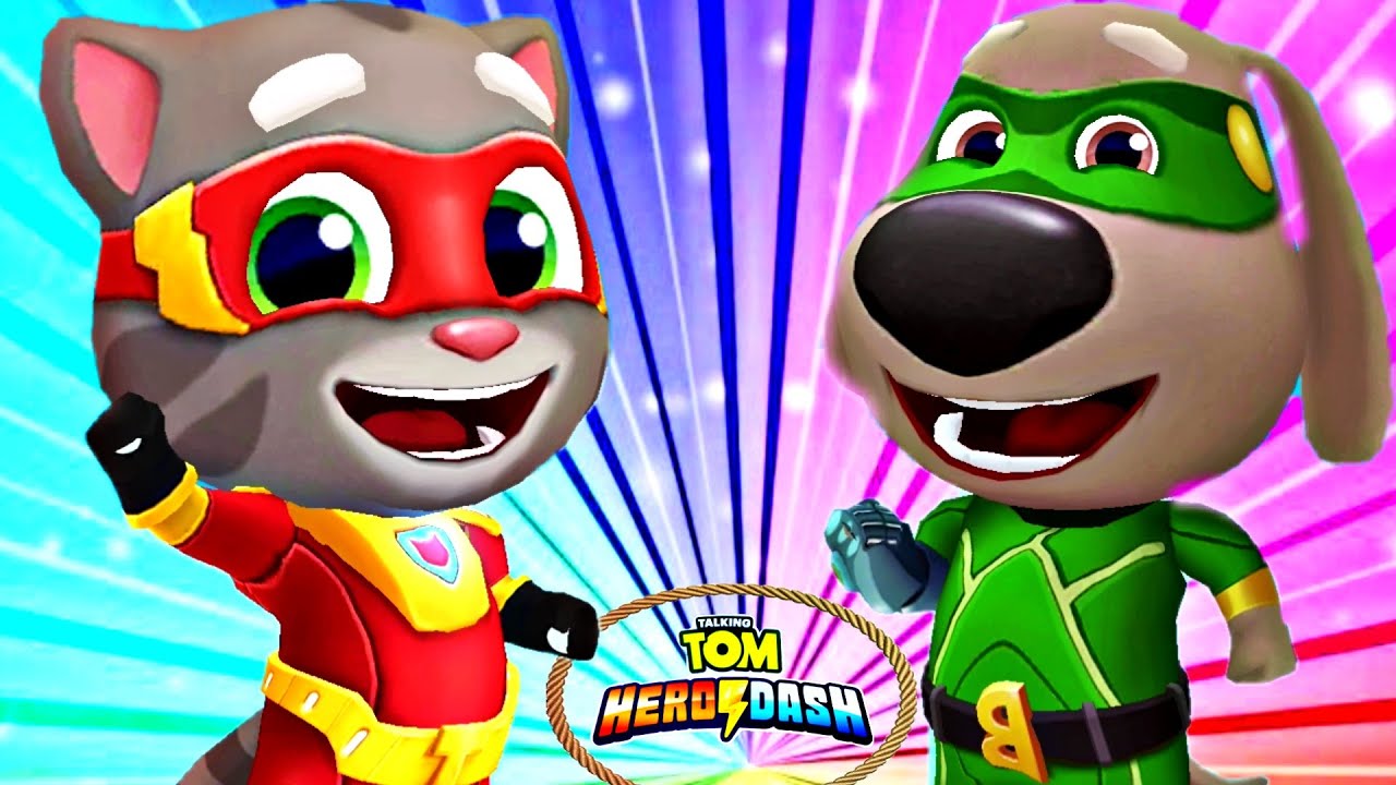 Talking Tom Hero Dash - Tom, Ben - Gameplay, Android - Lilu - YouTube