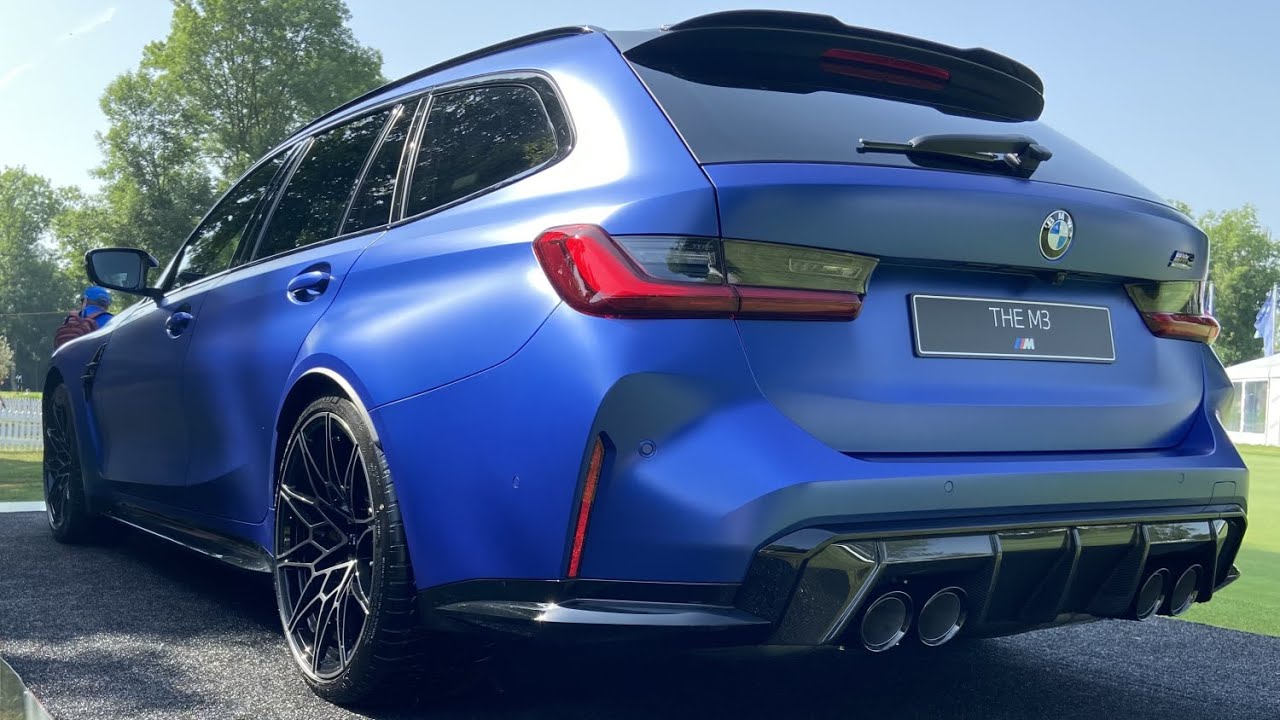 2024 BMW M3 Touring G81 in Frozen Portimao Blue - YouTube