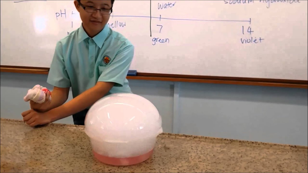 Dry Ice experiment - YouTube