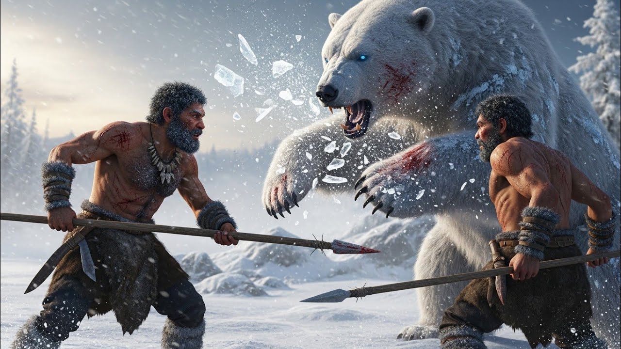 How Prehistoric Humans Defeated Giant Snow Bears - YouTube