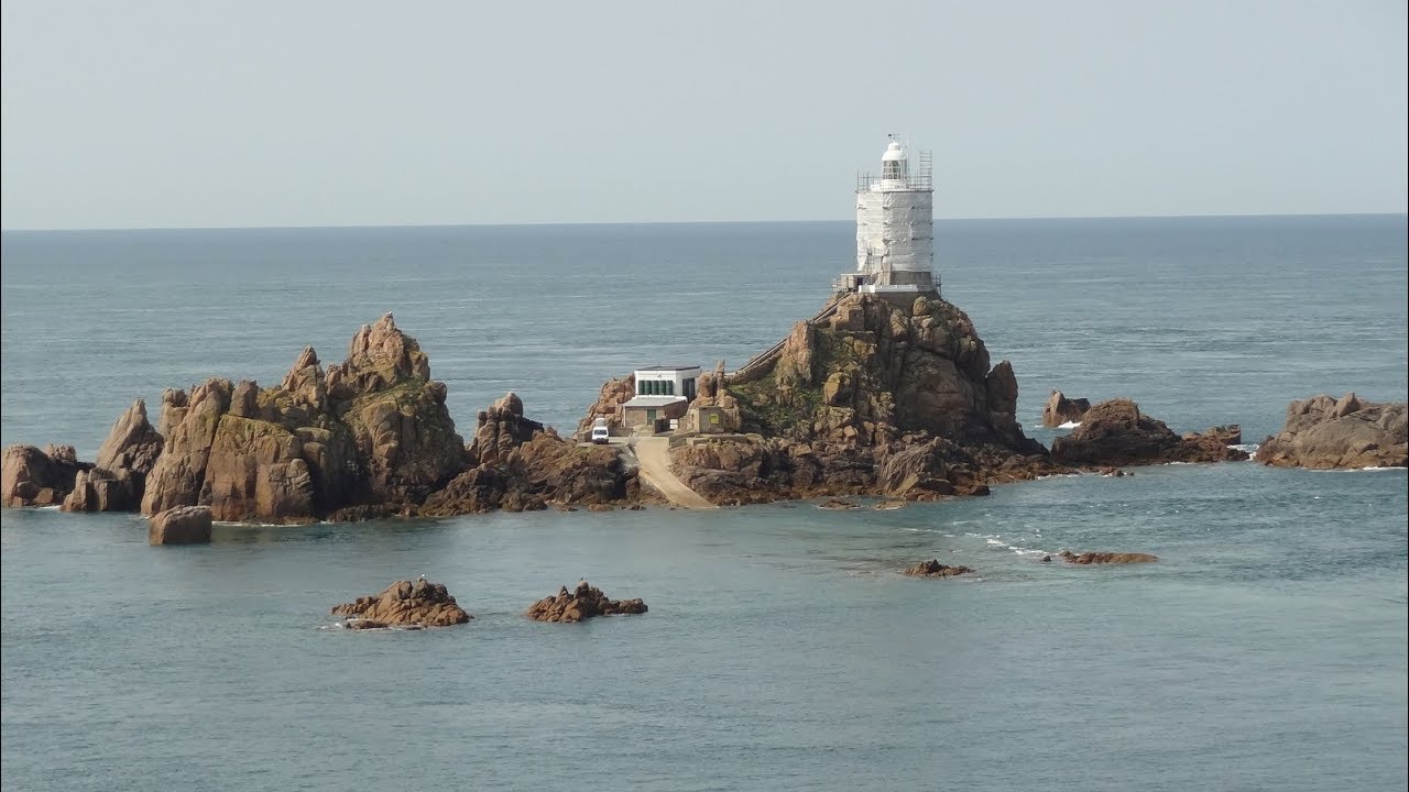 Corbière Lighthouse - Jersey (26th August 2017) - YouTube