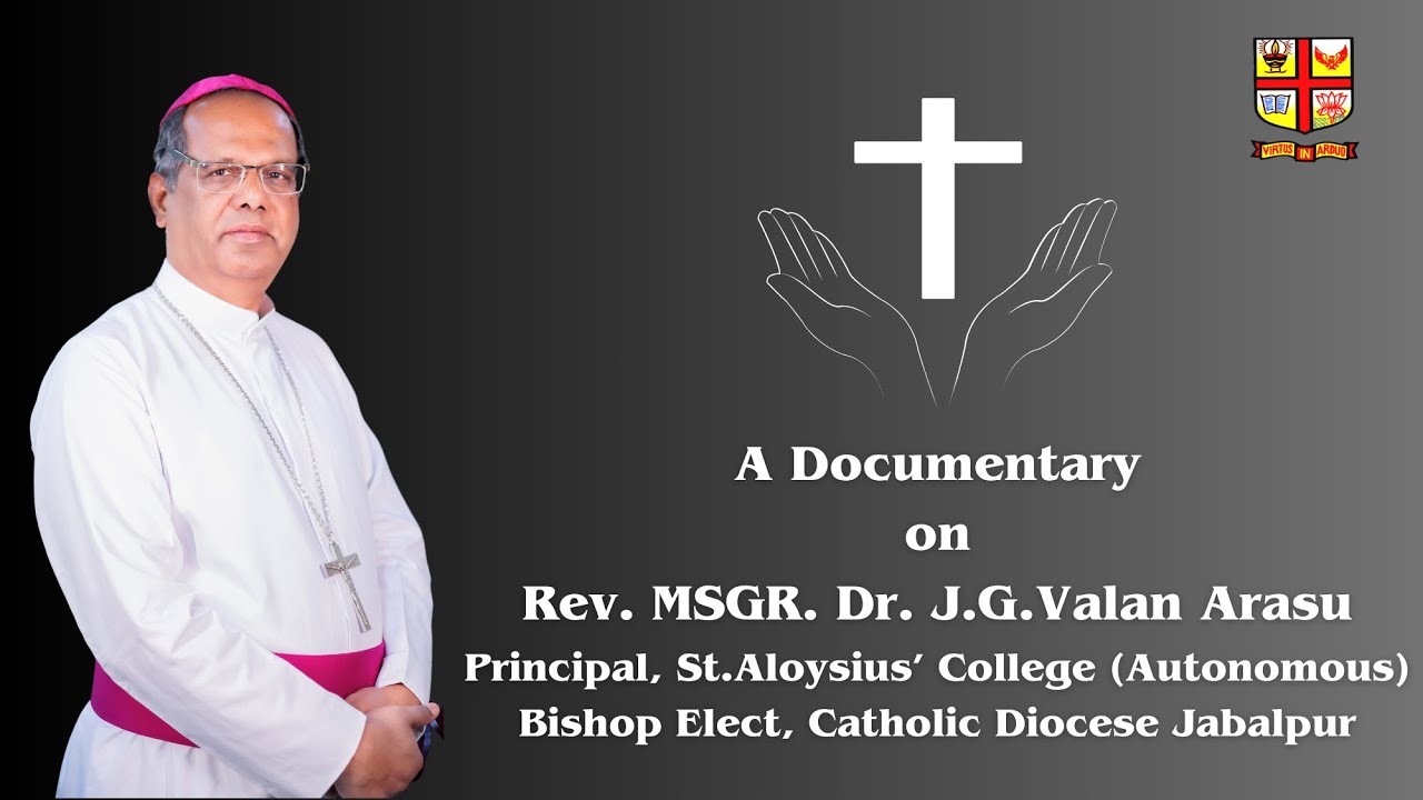 Rev. MSGR. Dr. J.G. Valan Arasu: A Life of Service - YouTube