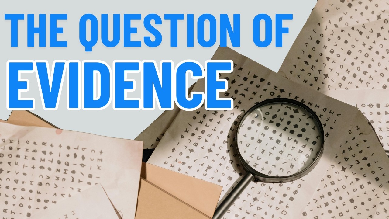 The one question you need to ask about evidence - YouTube