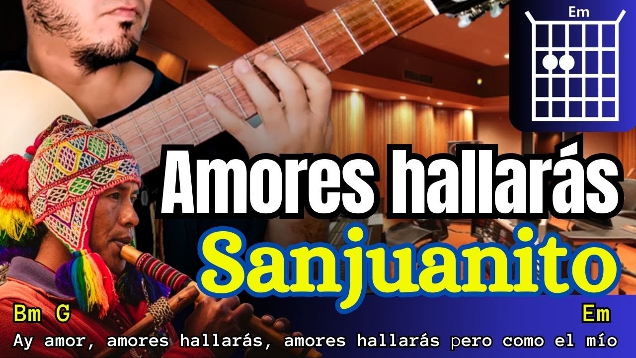 AMORES HALLARÁS Tutorial Guitarra RITMO DE SANJUANITO Ecuatoriano - YouTube