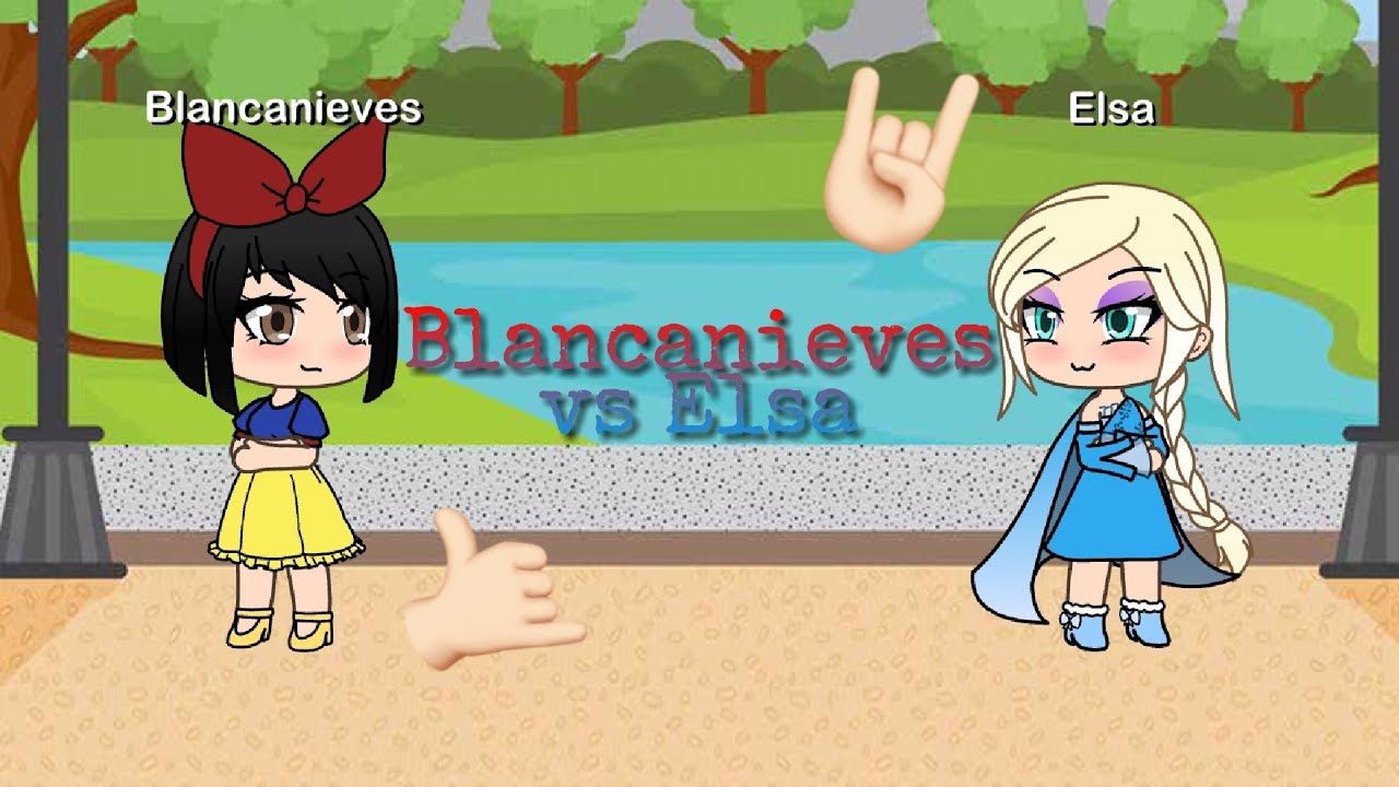 Batalla de rap de princesas (Blancanieves vs Elsa) {Gacha Life} [Cuchi ...