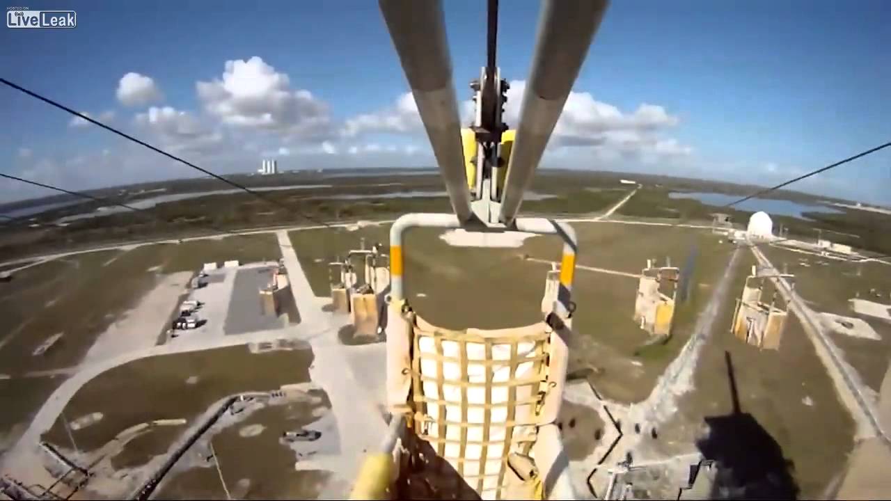 NASA Emergency Egress Slidewire Baskets Released for the Final Time ...