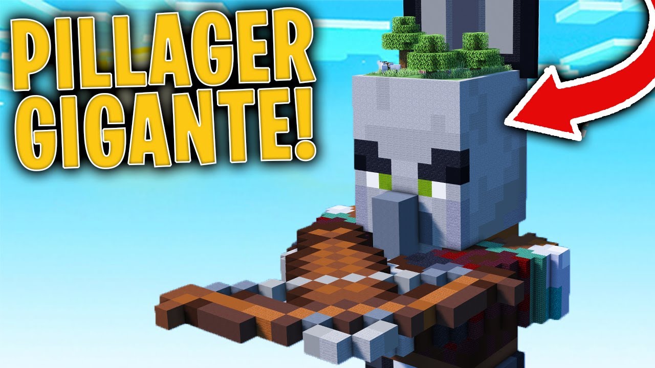 Sobrevivo en UN PILLAGER GIGANTE de MINECRAFT! 😱 ¿Sobreviviré? - YouTube