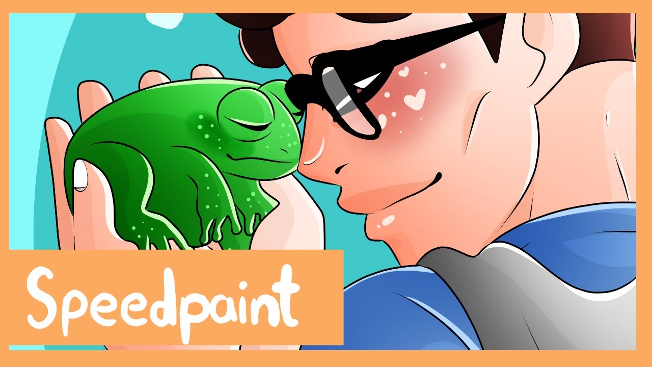 Speedpaint - Patton with Frog (Sanders Sides) - YouTube
