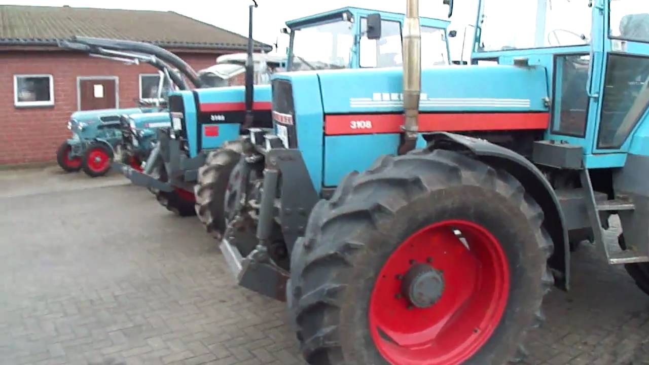 Unsere Eicher 3108, 3105, 3015 und Panther - YouTube