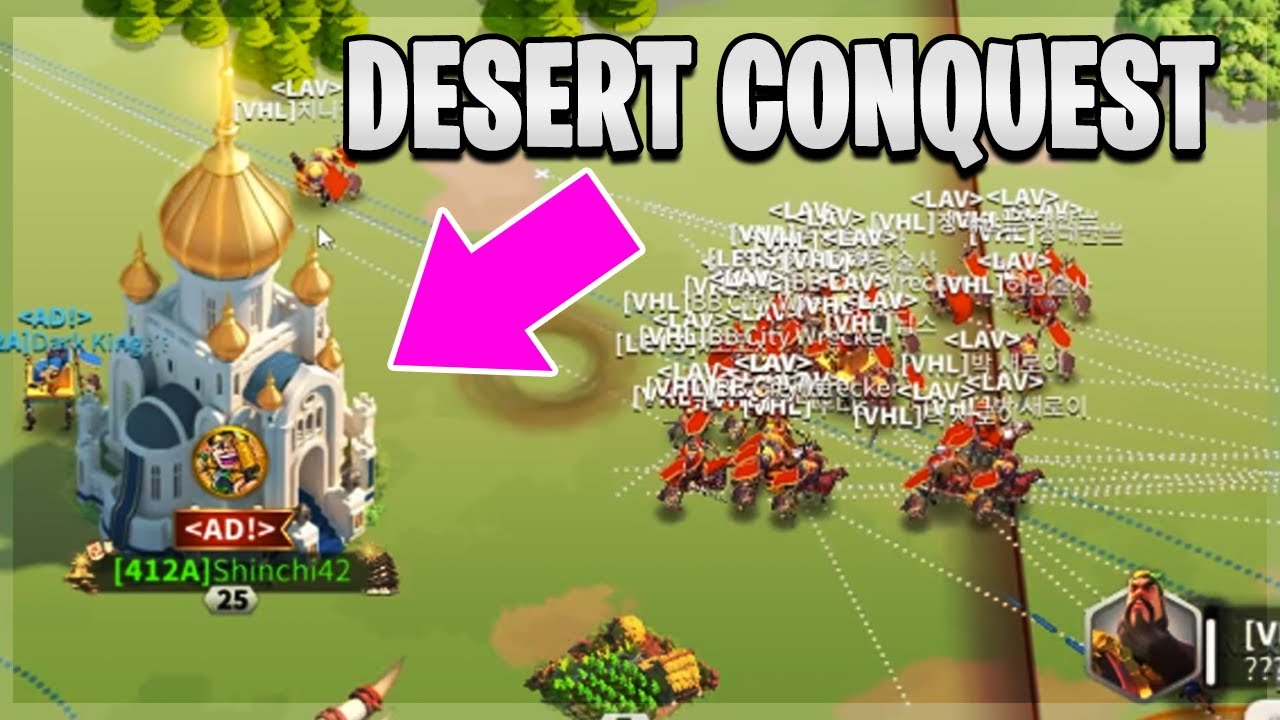 Pass 5 Opens Real Battle Begins in Desert Conquest KvK| Rise of ...