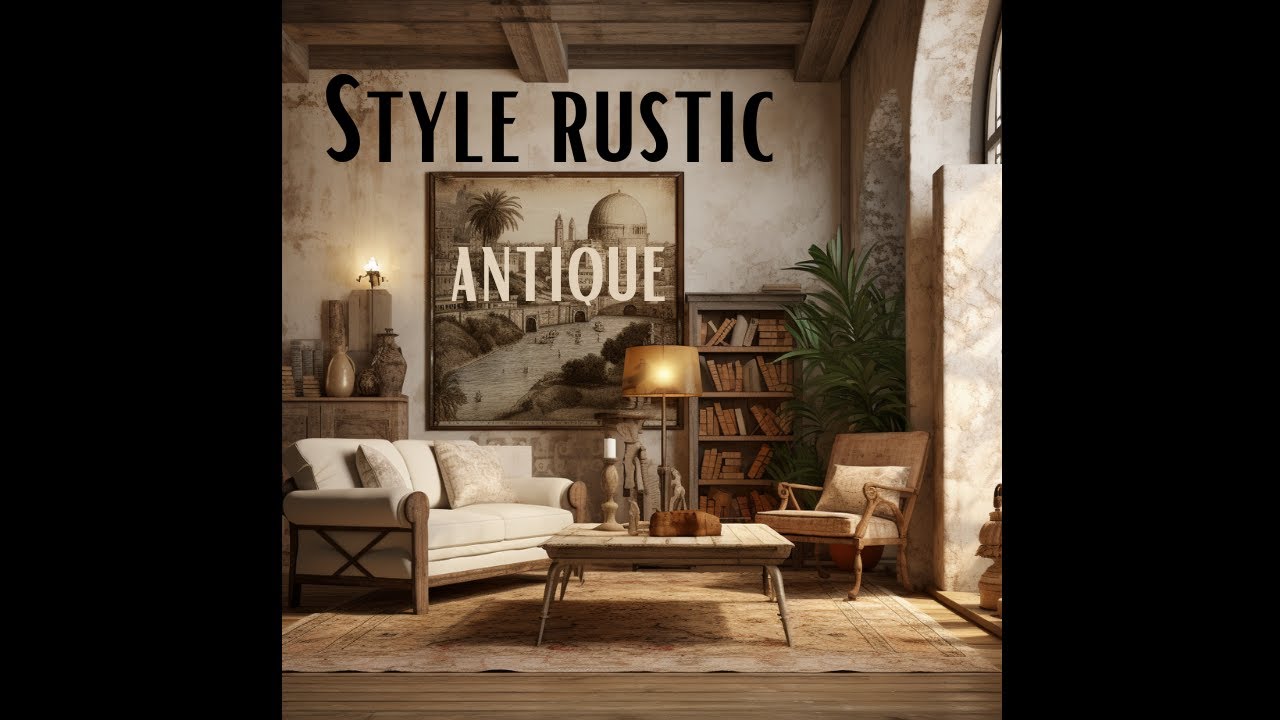Style rustic antique. Interior design. Inspiration. - YouTube